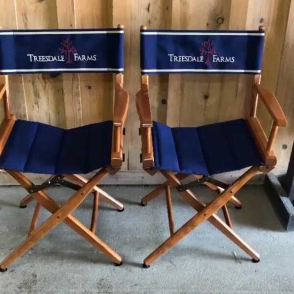 Custom Tack Room Director Chairs